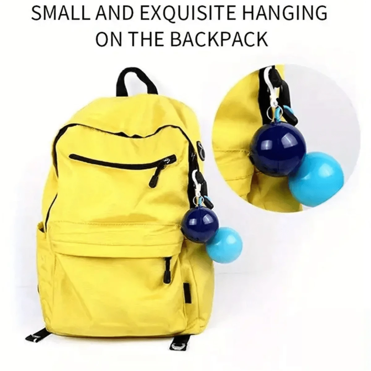 2 Pcs (Random Color)Instant Waterproof Raincoats Keychain - Ultra ...