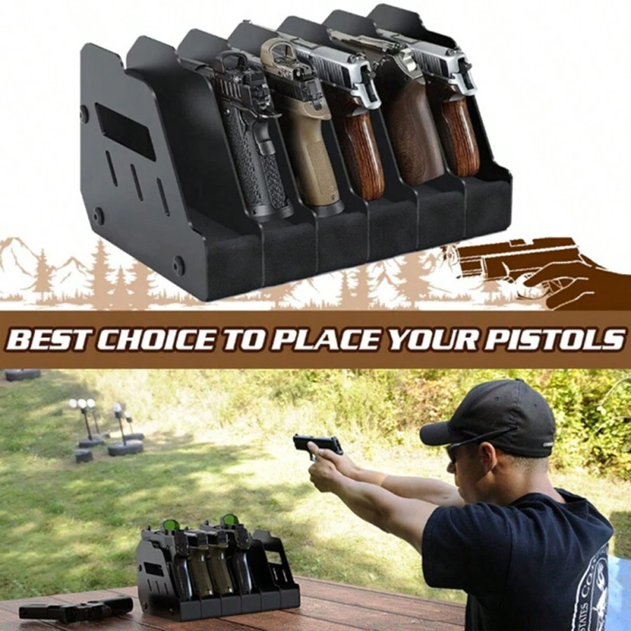 6-Slot Buttstock Storage Rack, Integrated Display Rack, EVA Buttstock ...