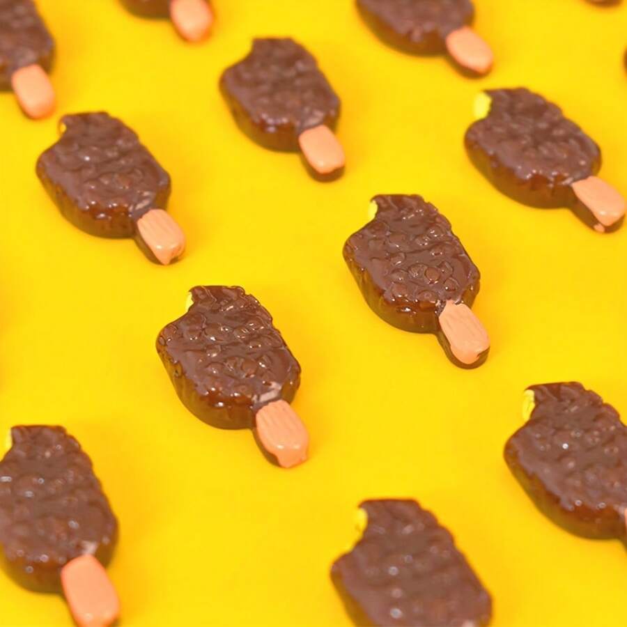 10pcs Mini Chocolate Ice Cream Model, Realistic Details, Ideal For ...
