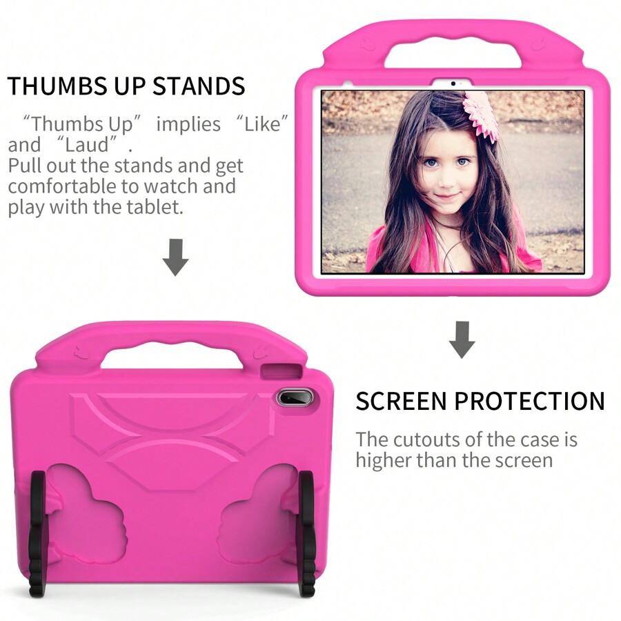 Apple A Pink Tablet Case With The Appearance Of A Big Thumb, Made Of ...