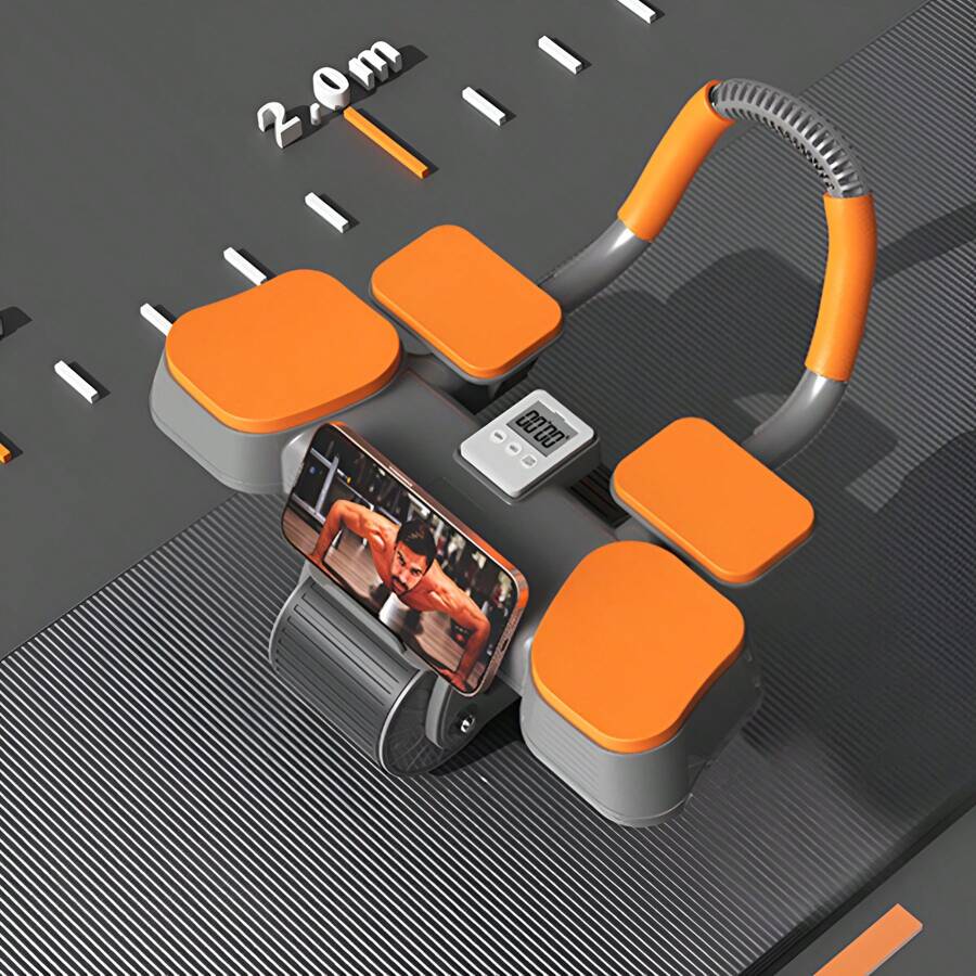 Healthy Abdominal Wheel Automatic Rebound Abdominal Roller Lean Belly ...