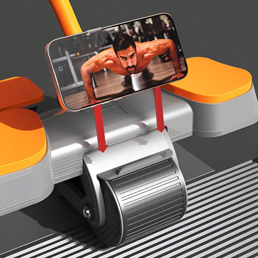 Healthy Abdominal Wheel Automatic Rebound Abdominal Roller Lean Belly ...
