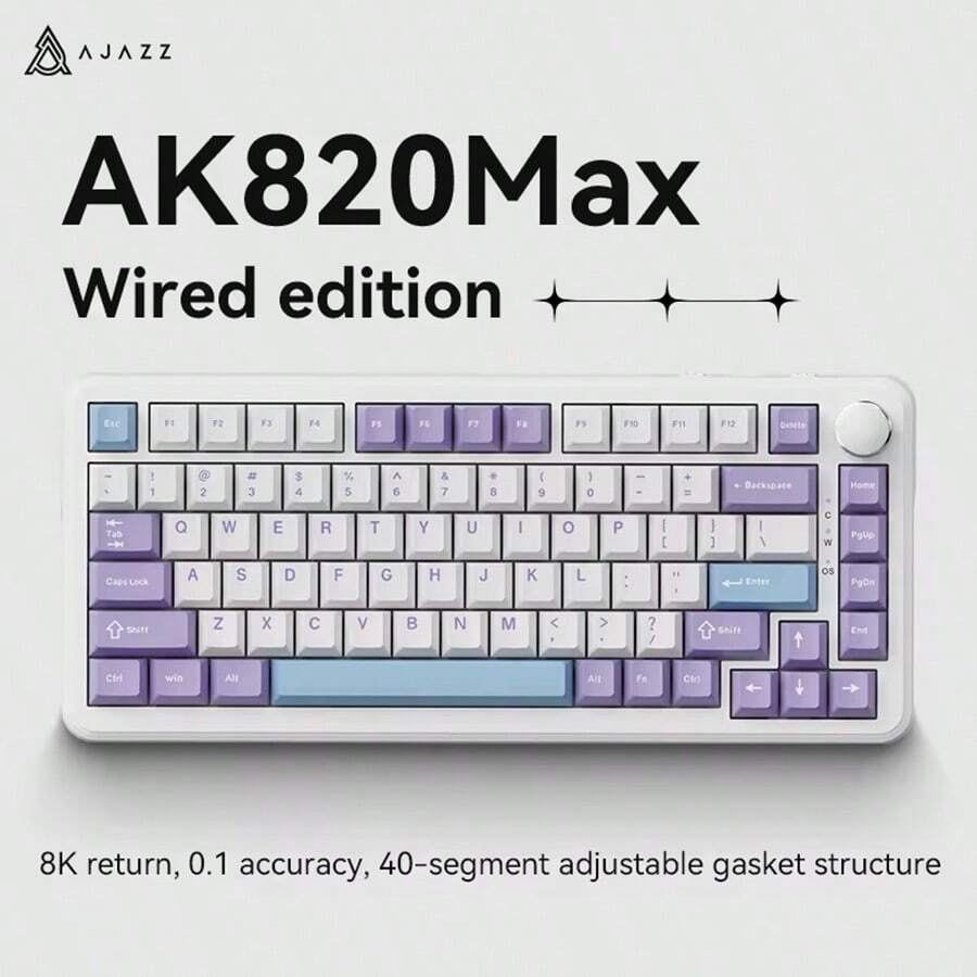 AJAZZ AK820max Wired Magnetic Switch Mechanical Keyboard Supports RT ...