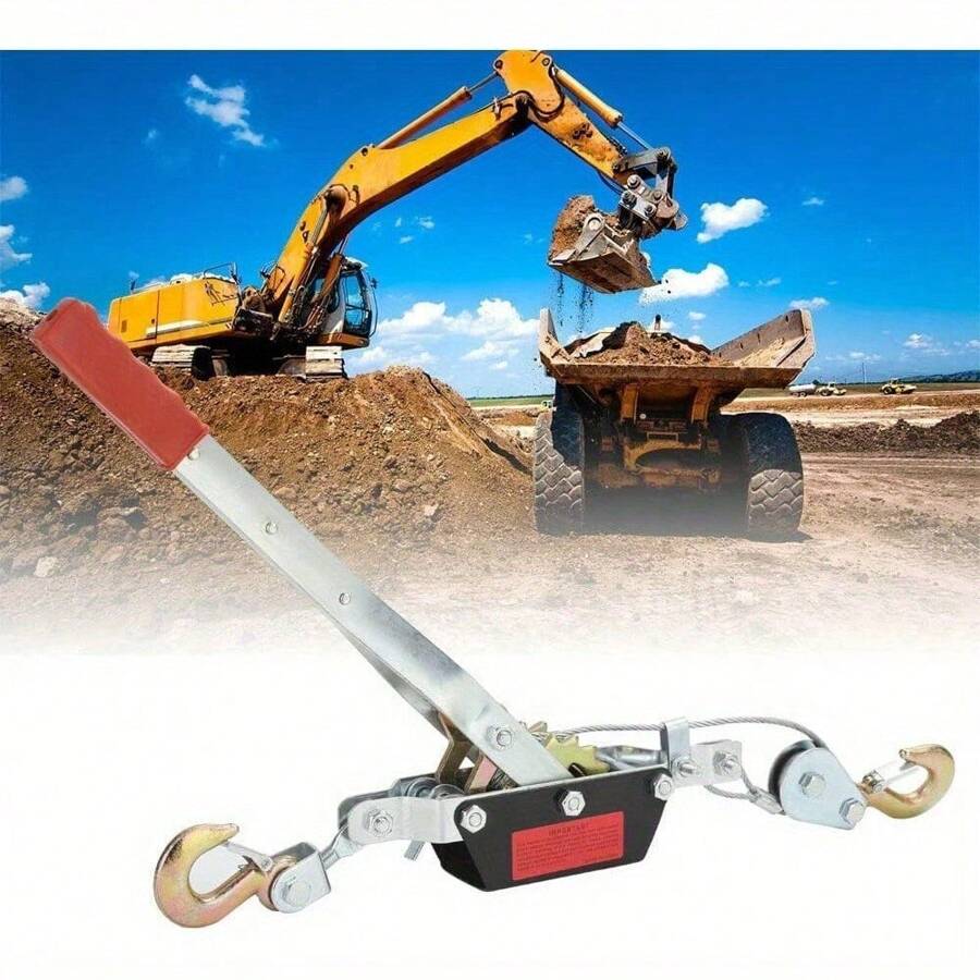 Cable Puller 2 Ton Heavy Duty Hand Winch Manual Hook Cable Puller ...