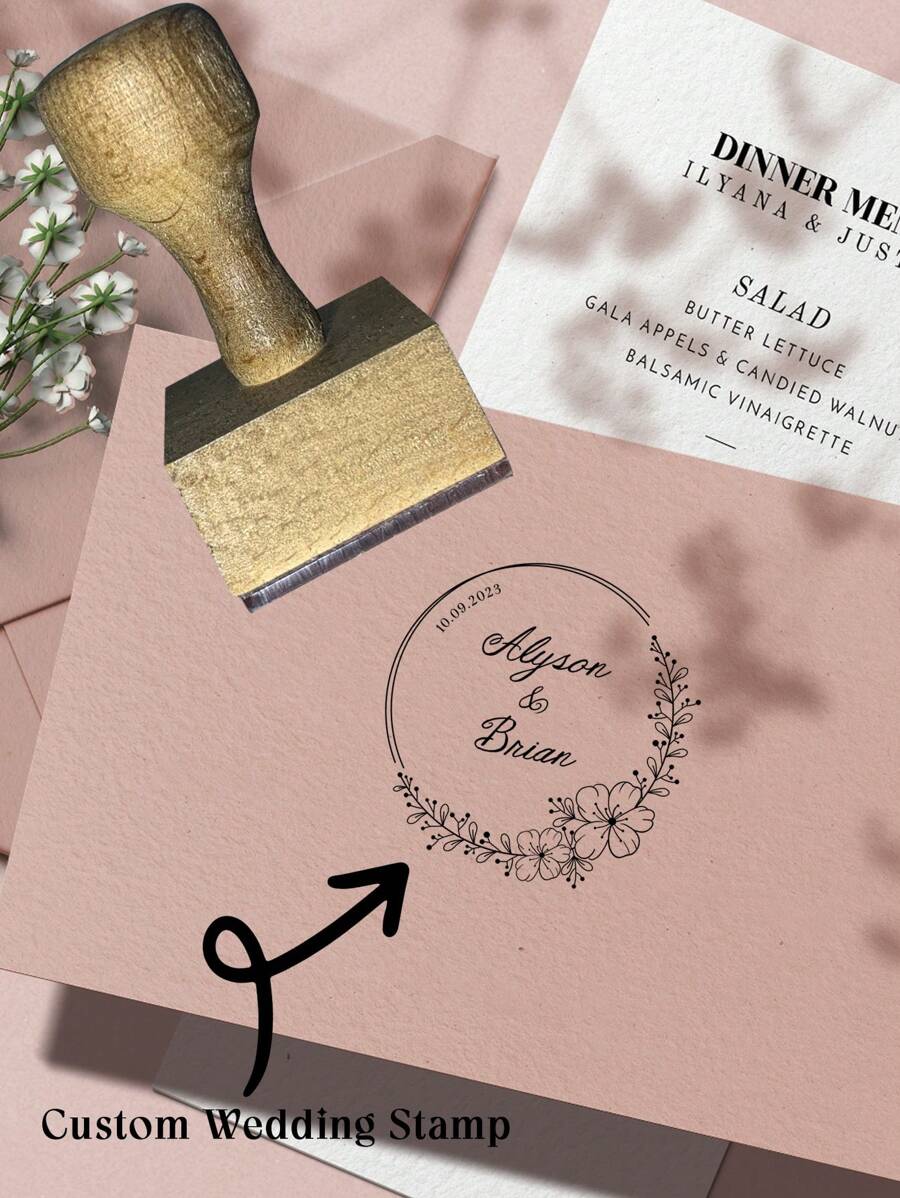 Custom Wedding Monogram Stamp, Save The Date Stamp, Custom Wedding ... Custom Wedding Monogram Stamp, Save The Date Stamp, Custom Wedding ...