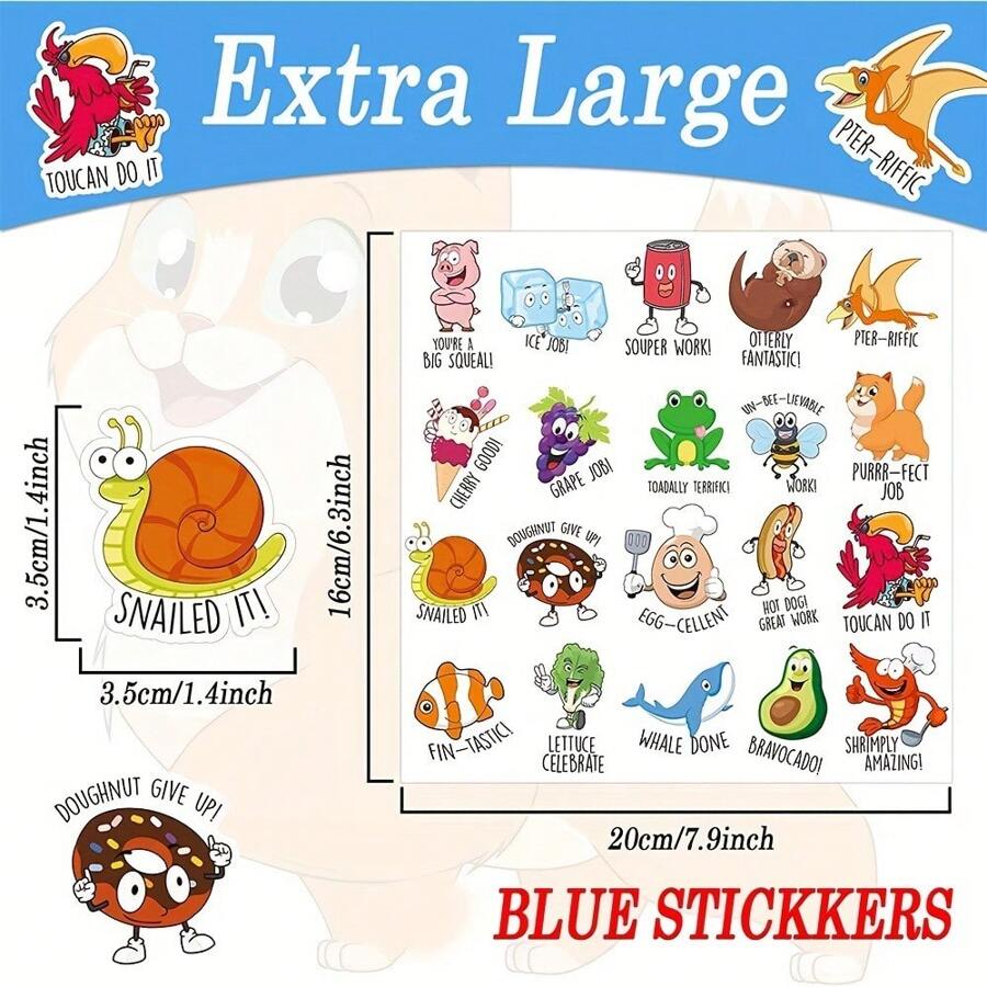 200 Pieces Rewards Stickers Labels Motivational Stickers Inspiration ...