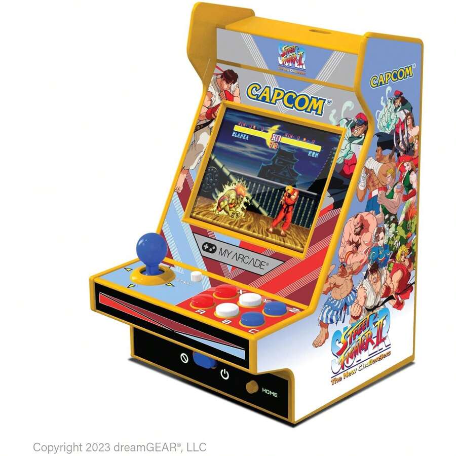 Street Fighter II Nano Player Pro Portable Retro Arcade (2 GAMES IN 1 ...