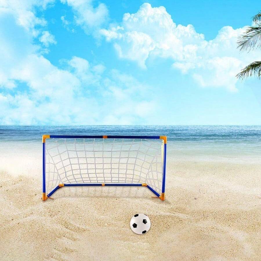 Large Goal Kit Soccer Goal Net 1 Ball And Pump Toy For Children for ...