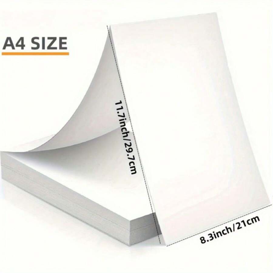 500 Sheets Of 80gsm A4 White Paper For Copying, Printing, And Writing ...