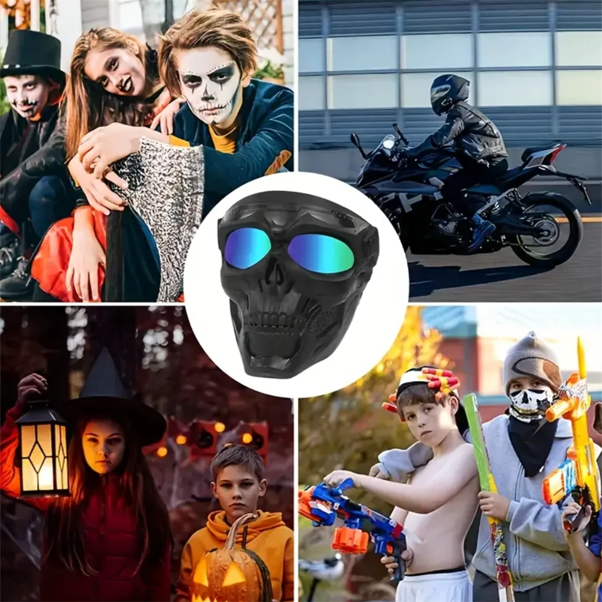 Tactical Skull Mask For CS, Paintball, And Halloween - Full Face ...