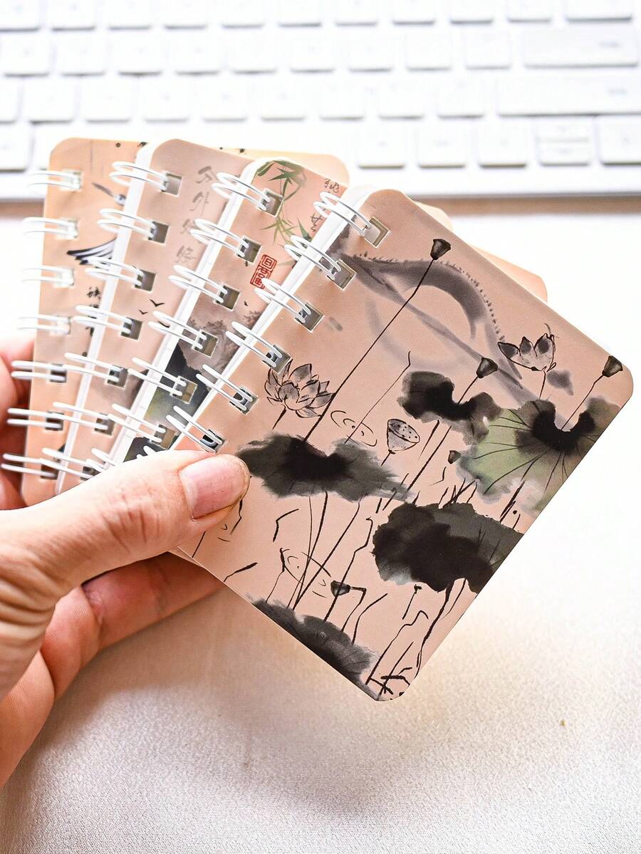 A Set Of 4 A7 Coil Booklets 80 Sheets Each Christmas Gift Student ...