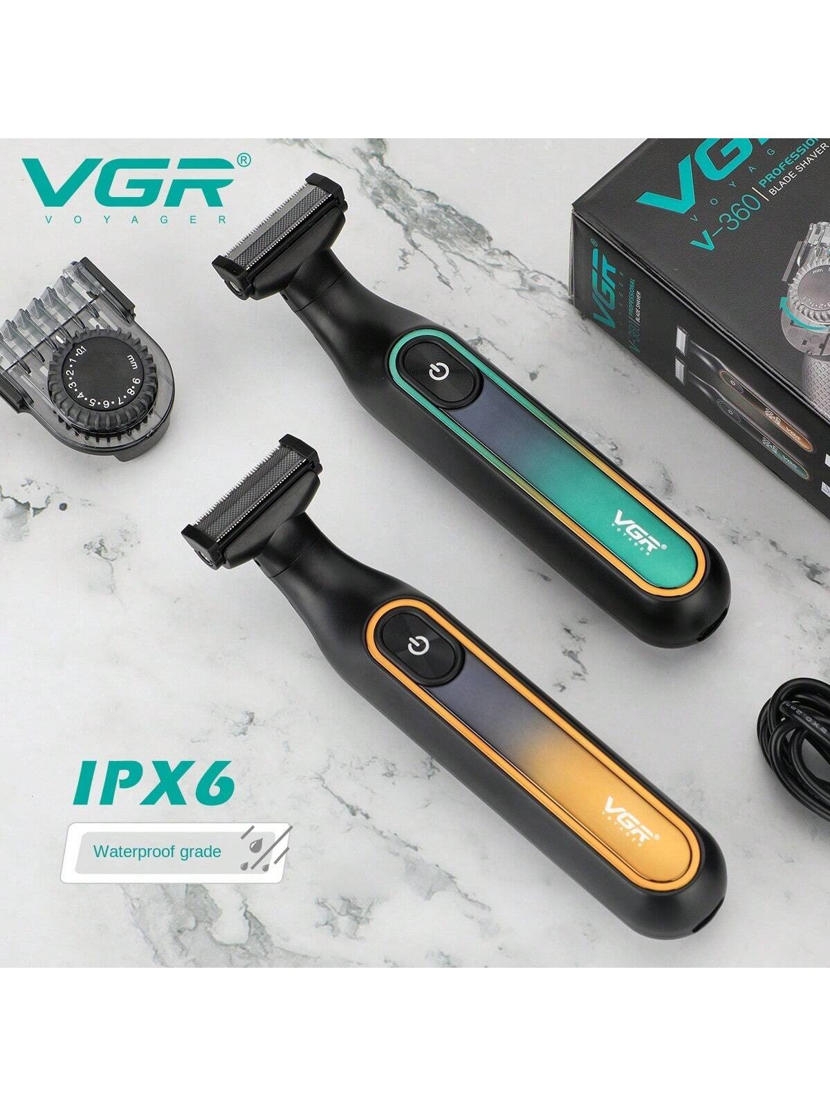VGR VGR Shaving Machine Professional Waterproof Hair Body Shaver Beard Trimmer Razor Electric ...