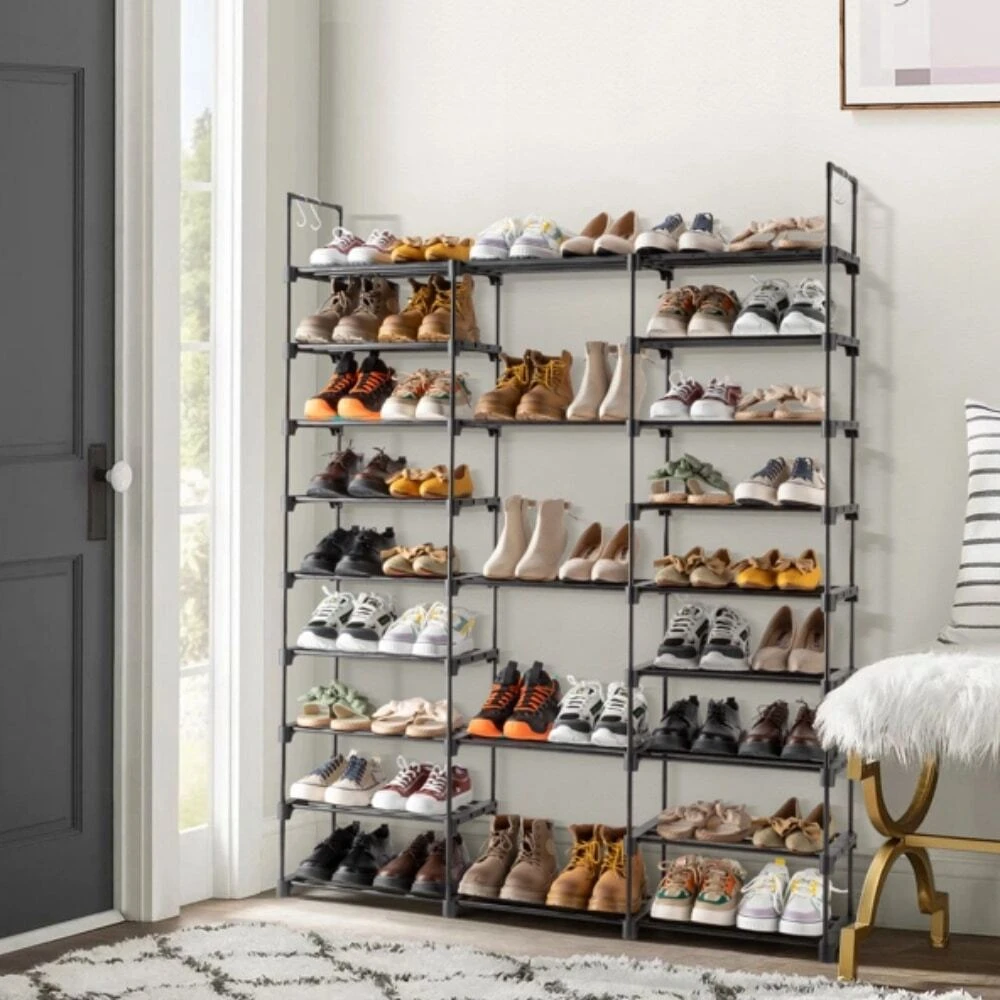 9 Tiers Shoe Rack Storage Organizer Shoe Shelf Organizer For Entryway ...