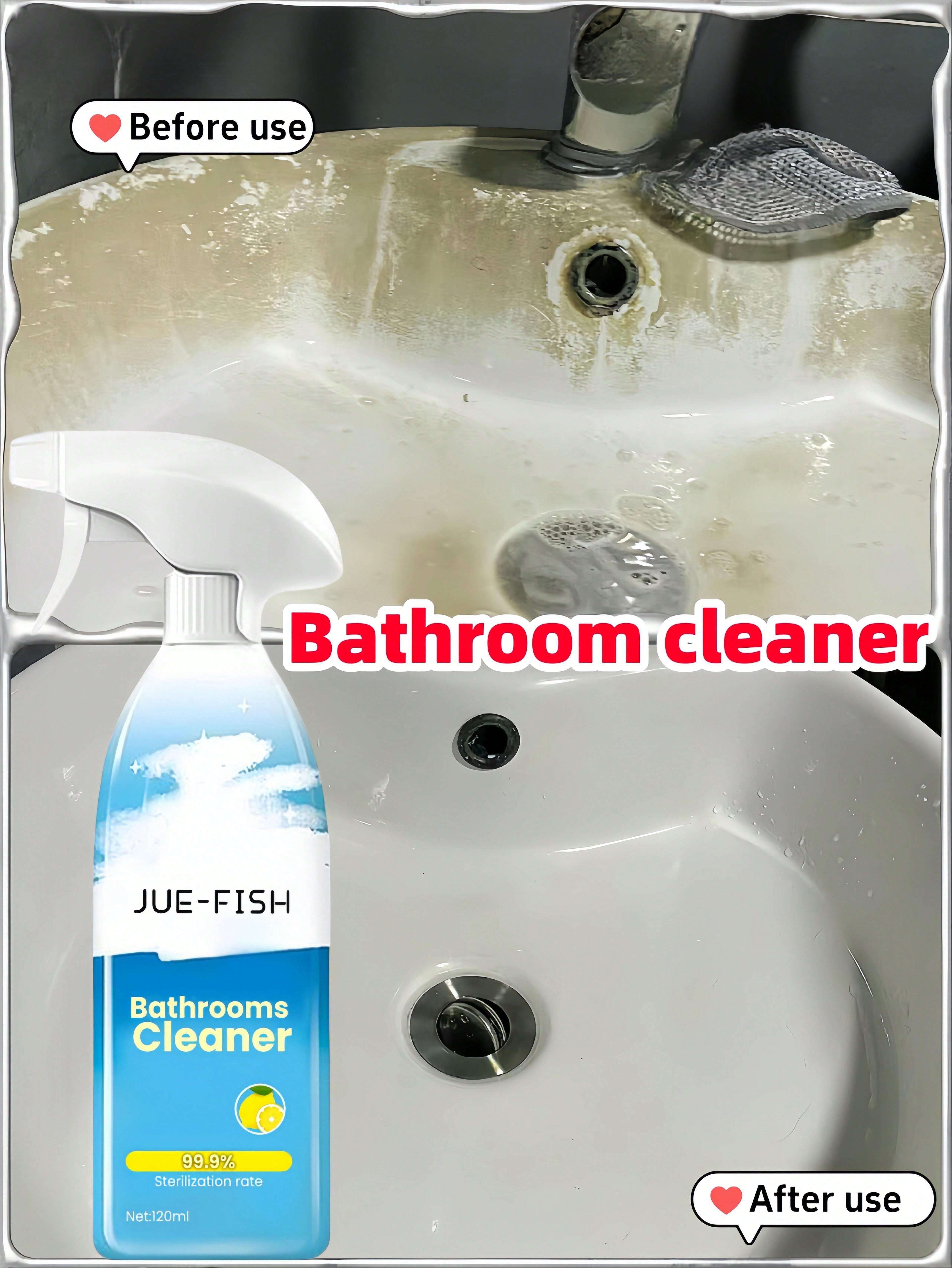 Bathroom Cleaning Agent, Stainless Steel Sink Descaler, Shower ...
