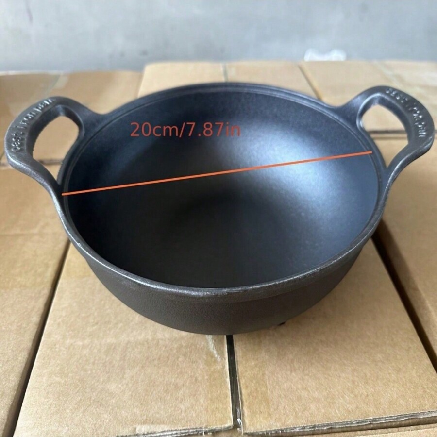 Multi-Functional Uncoated Cast Iron Ingot Pot, New Home Healthy Seafood ...