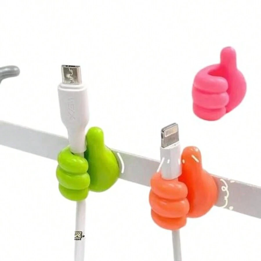 Creative And Lovely Thumb Hook Hub, No-Hole And Traceless Adhesive Hook ...