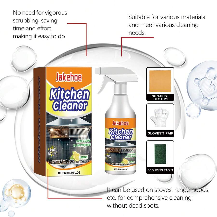 Multi-Purpose Grease Cleaner, Easy To Remove Kitchen Oil Stains ...