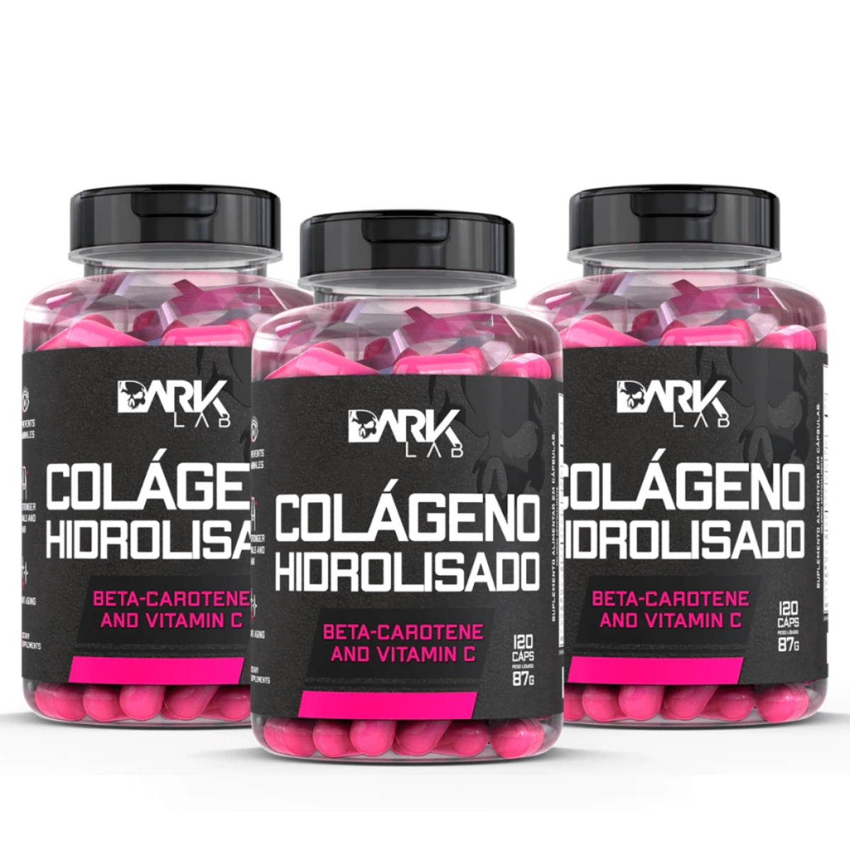 Dark Lab Kit 3 Hydrolyzed Collagen 120 Capsules - Dark Lab | SHEIN USA