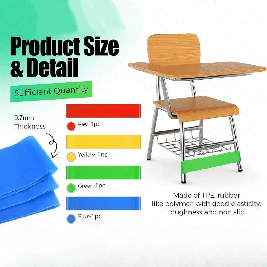 1pc Fidgety Feet Elastic Tension Bands, Thick Latex Stress Relief ...