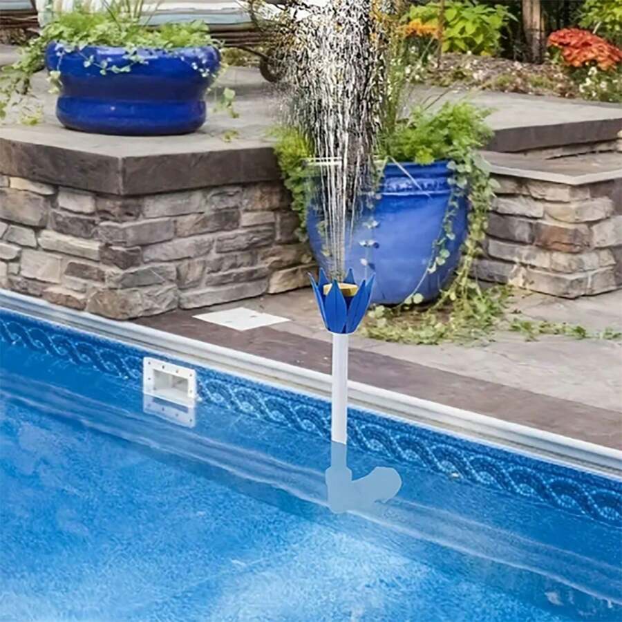 Above Ground And Underground Pool Fountain Double Spray Pool Waterfall ...