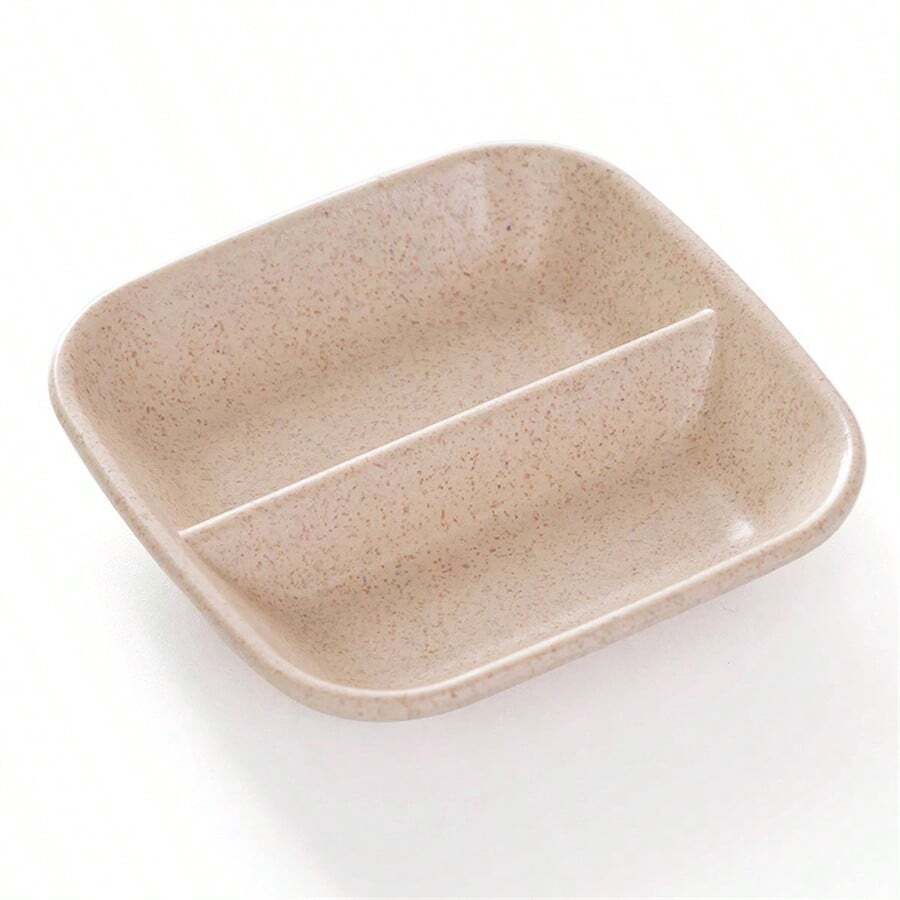 Dual Compartment Sauce & Vinegar Dish - Perfect For Condiments, Snacks ...