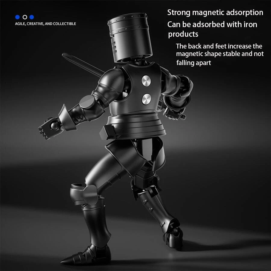 Armored Mannequin 13 Robot Activity Model Diy Medieval Warrior Strong Magnetic Detachable