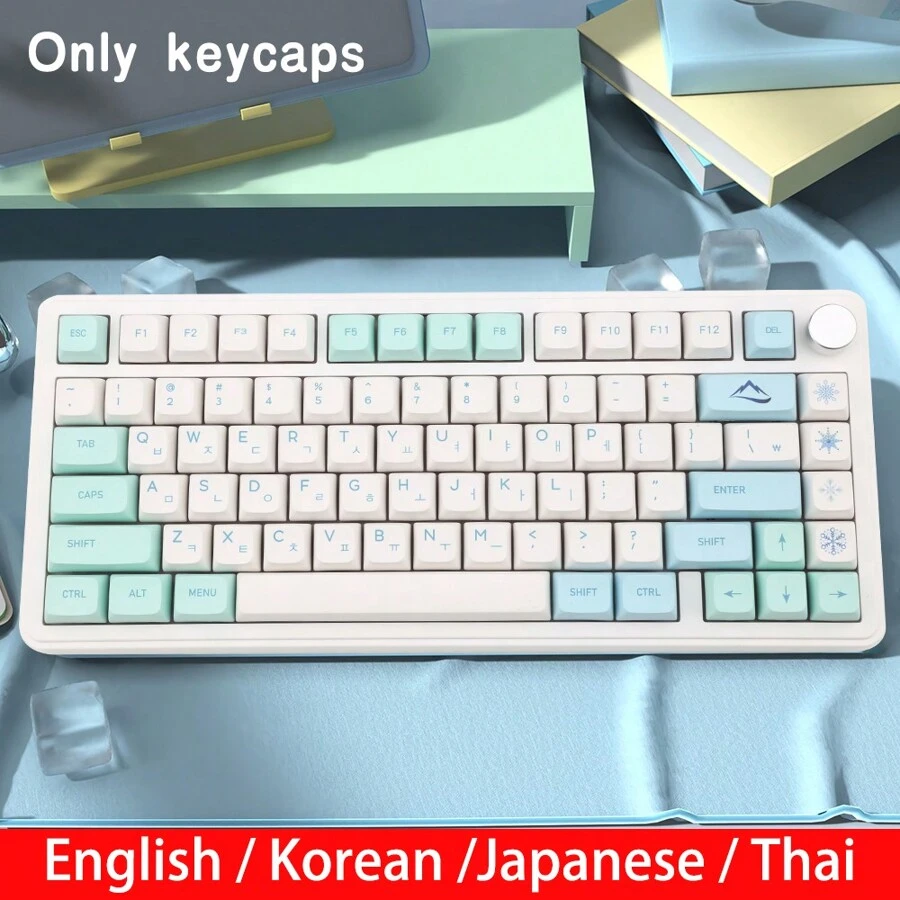 Romoral 132 teclas Tapas de teclas PBT Perfil XDA Tapas de teclas para ...