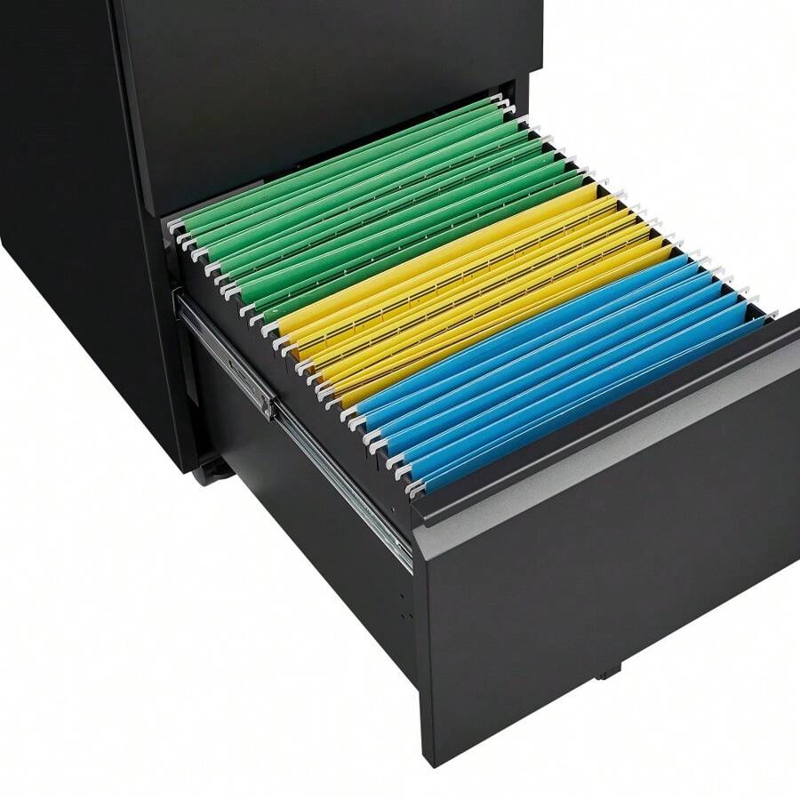 Office Furniture Copier Cabinet Black 2 Door Steel Copier Stand Mobile ...