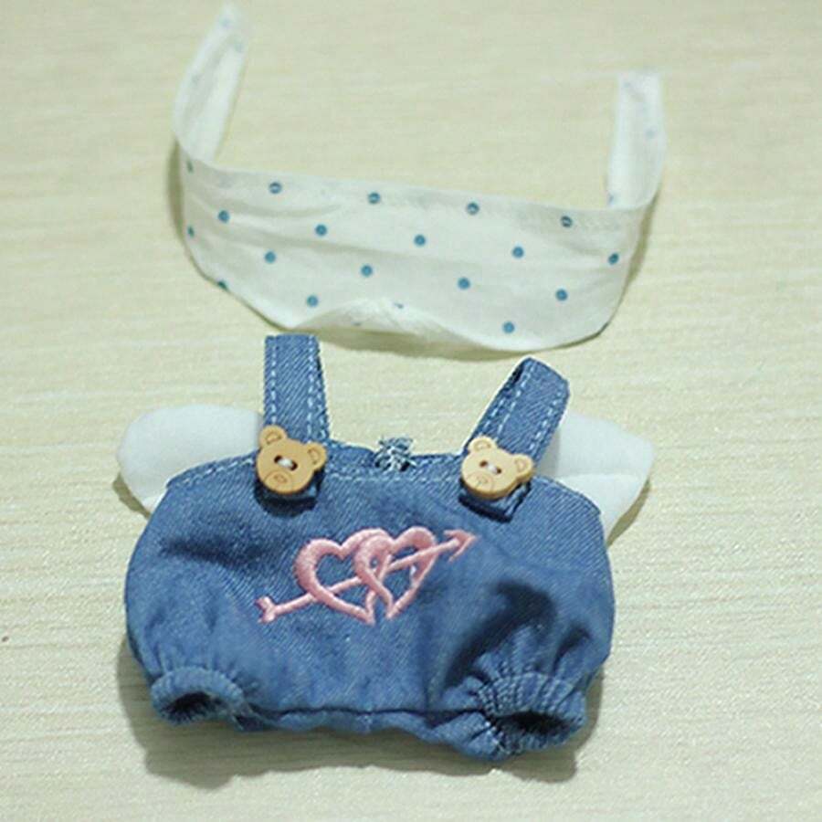 1 יחידה בגדים בלבד (ללא בובה), מתאים לשמלת בובת Labubu 17 ס"מ, אביזרים ...