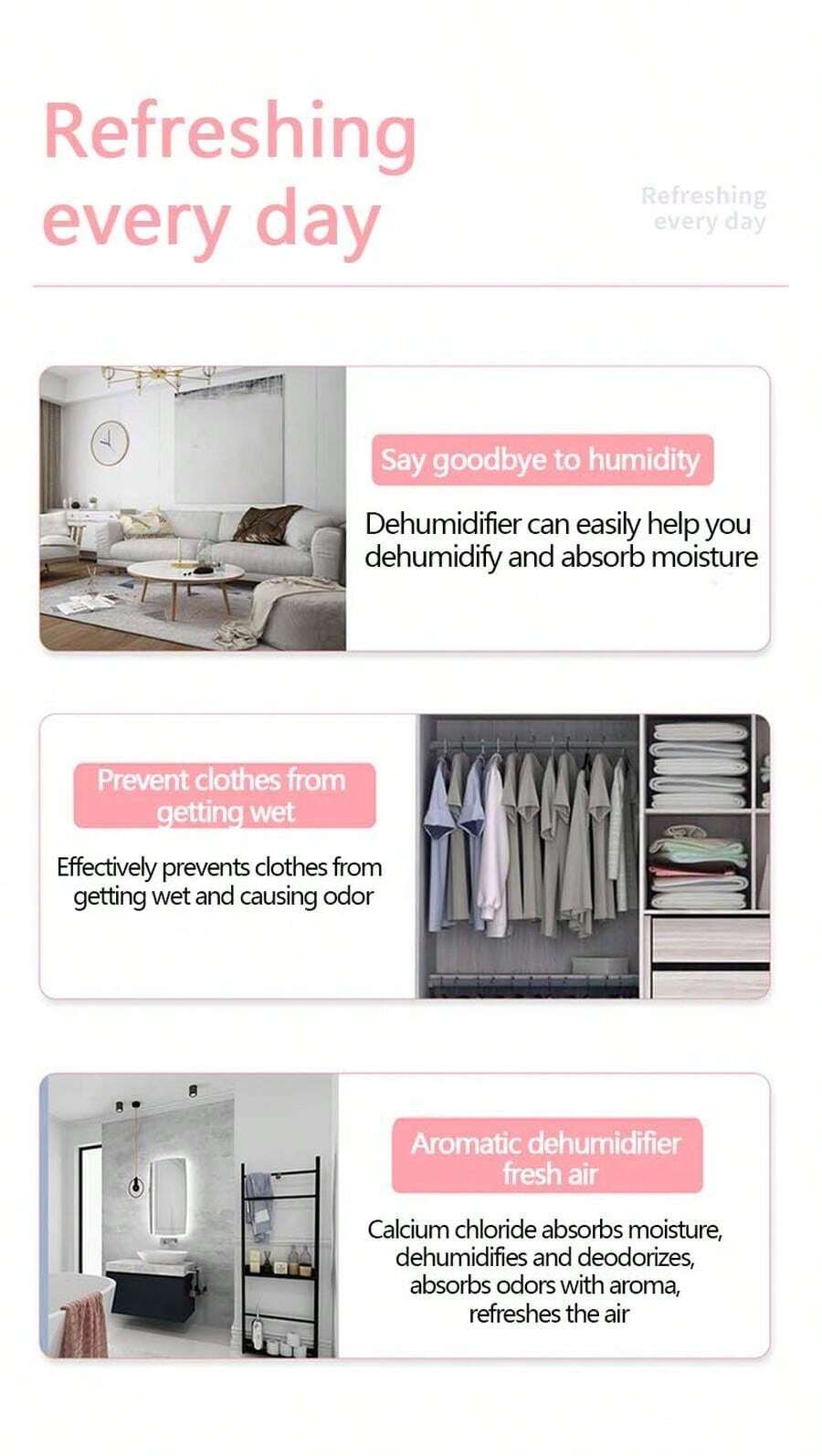 Reusable Moisture Absorber Boxes, Desiccant, Home , Wardrobe ...