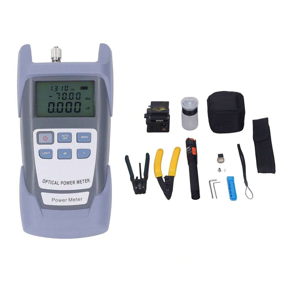 Fiber Optic Tool Kit, Fiber Optic Power Meter, Visual Fault Locator And ...