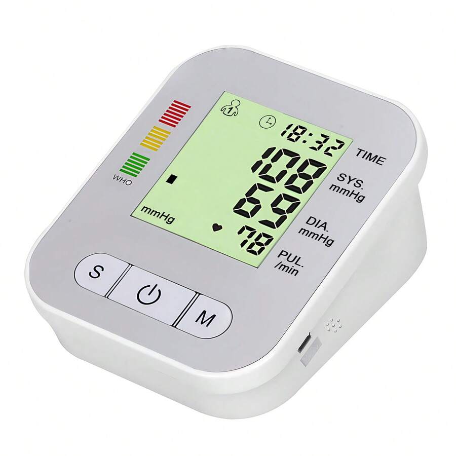 Portable Arm Blood Pressure Monitor Pressure Sensor Monitor BP ...