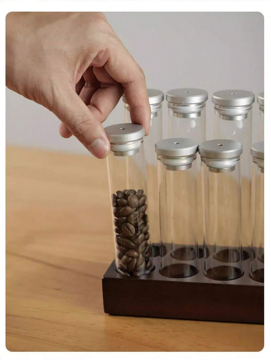 1pc Coffee Bean Cellar Tubes Single Dose Coffee Bean Storage With ...