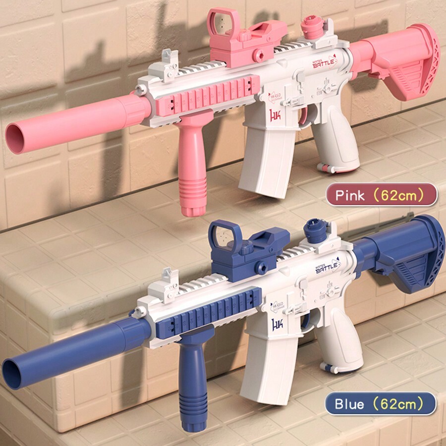 Rechargeable Electric Rapid-Fire Water Gun M416 Toy Gun, Long Range ...
