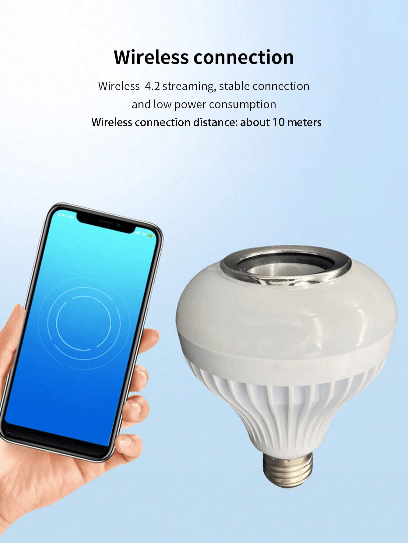 Wireless Music Bulb Light Led Bulb Light Intelligent Remote Control ...