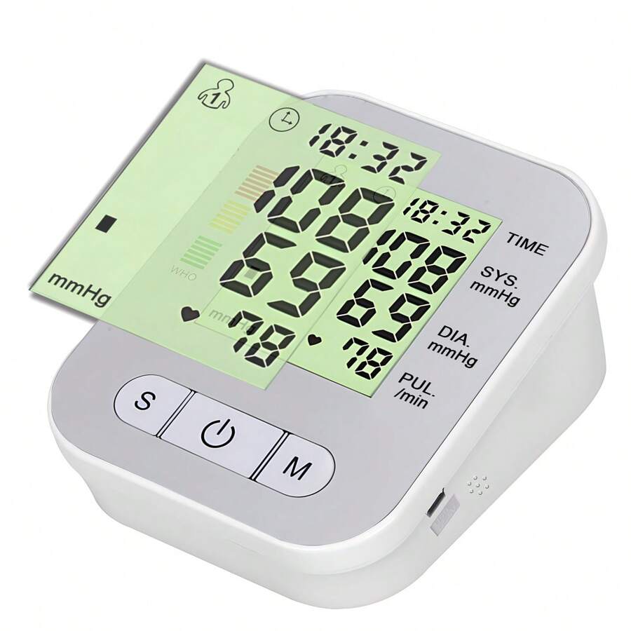Portable Arm Blood Pressure Monitor Pressure Sensor Monitor BP ...