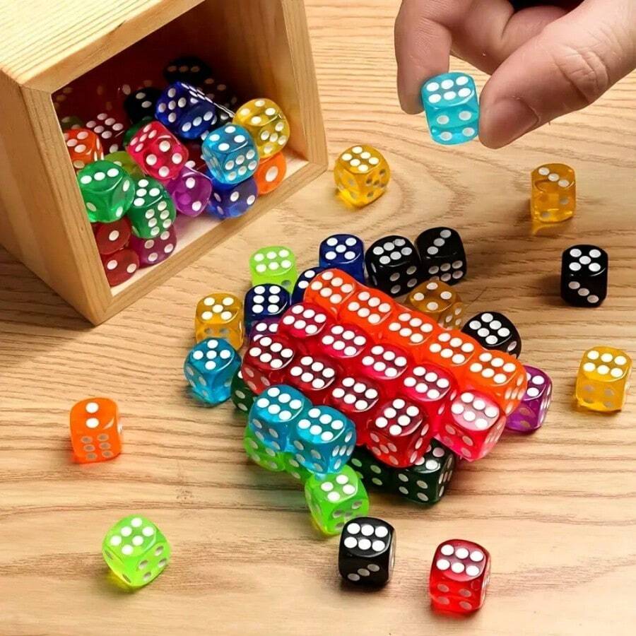 5 Peças/Conjunto Dados Coloridos Aleatórios, Conjunto de Jogos de Dados ...