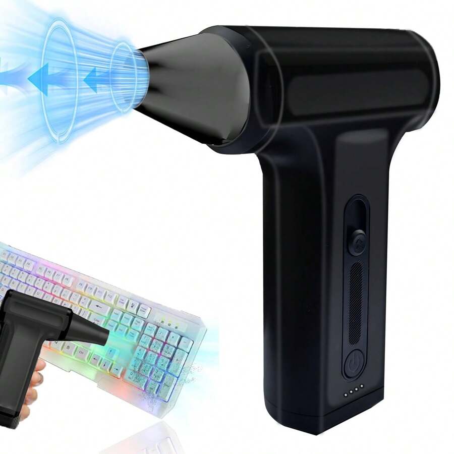 Protable Violent Fan Compressed-Air-Duster-Mini-Blower- Turbo Fan ...