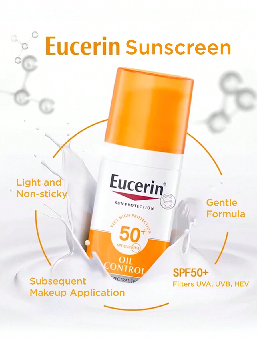 Eucerin 50ml Face Sunscreen Lotion - Lightweight & Absorbs Easily ...