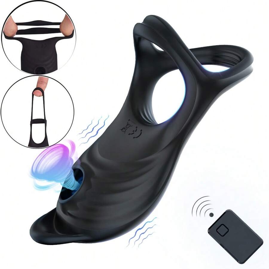 Remote Control Vibrating Cock Ring, Couples Vibrators With 5 Vibrations ...