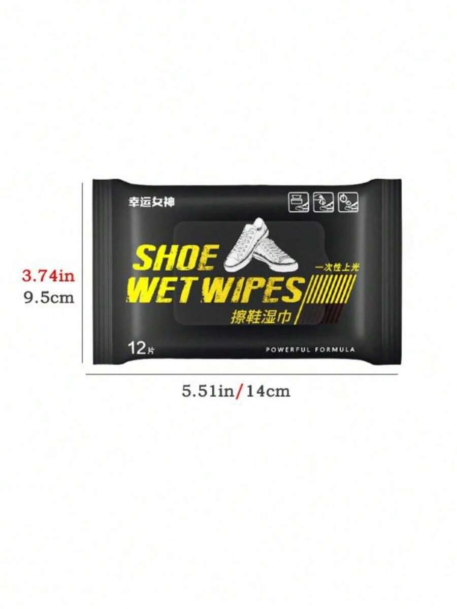 60pcs Outdoor Shoe Wipes Clean White Shoes Without Washing Wet Paper ...