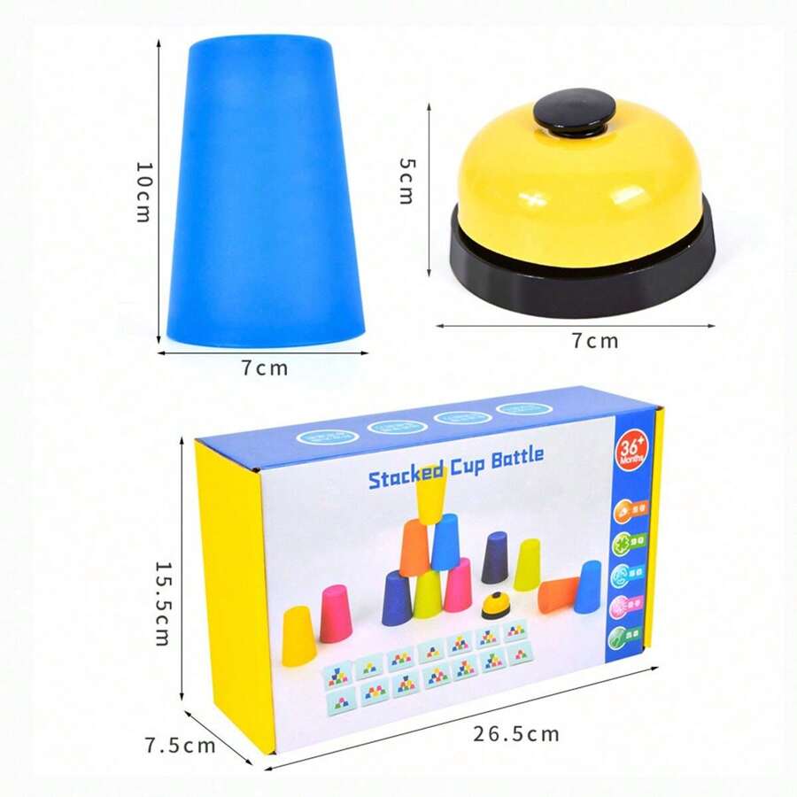 Quick Cups, Quick Cups Games For Kids, Classic Stacking Cup Game For ...