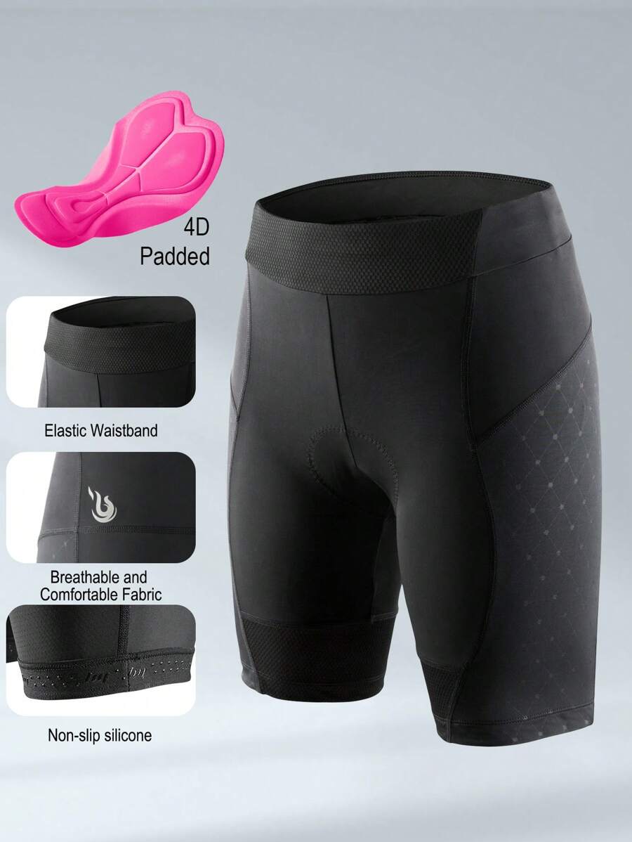 BEROY Women 4D Padded Bike Shorts Cycling Riding Road Biker Tights Padding Biking Bicycle Cycle ...