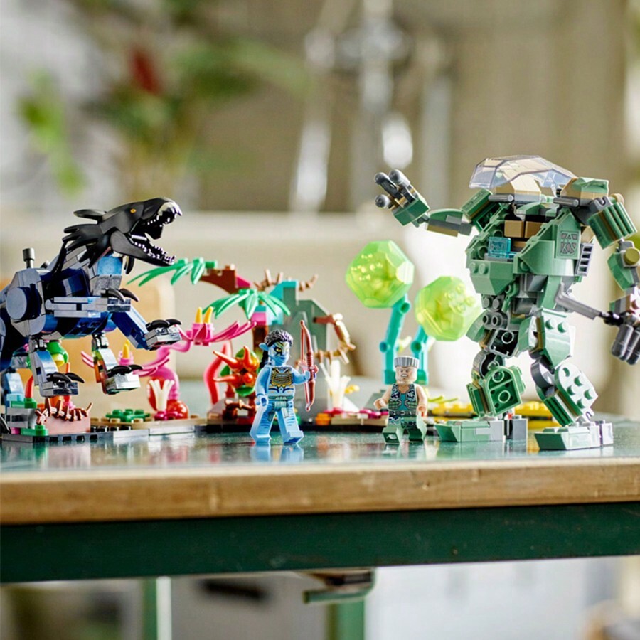 LEGO Avatar Series 75571 Neytini Vs. Thunder Beast Battle AMP Mech ...