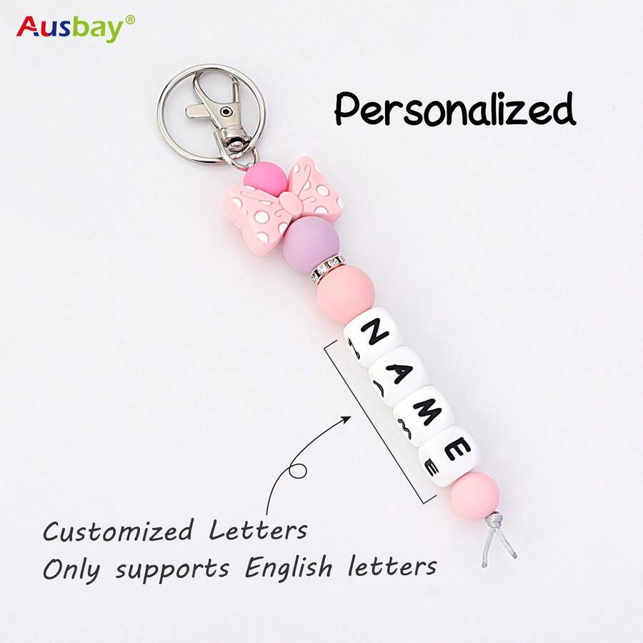 Ausbay Custom Bag Name Tag ID Tag With Name, Personalized Silicone ...