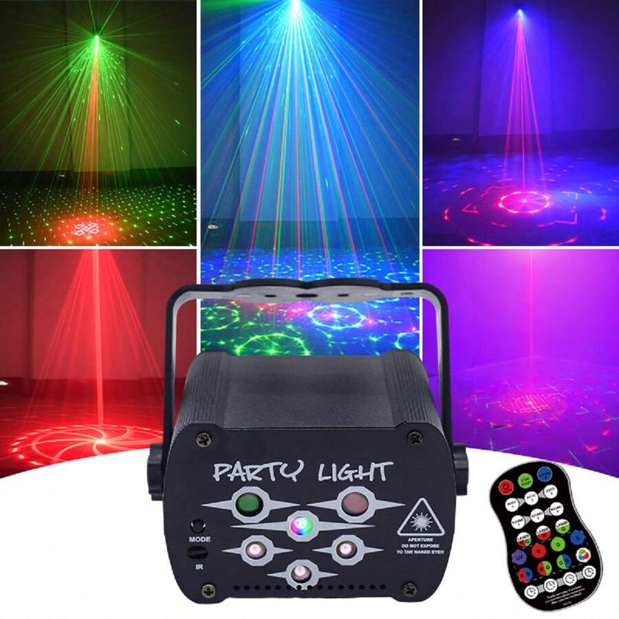 Lumière stroboscopique LED à commande vocale, lumière de scène pour DJ, fête disco. Lumière de ...