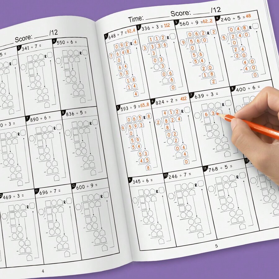 Two Digit Multiplication & Division Workbook Quickly Learn To Multiply ...