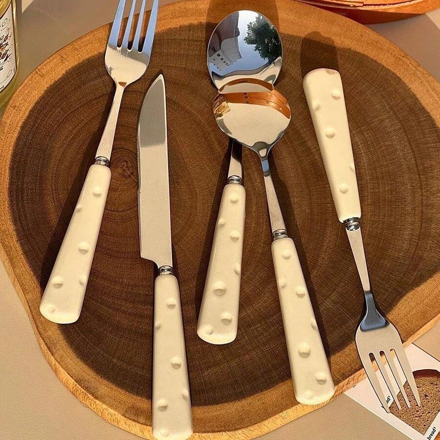 Ins Cheese Spoon Fork Cute High Appearance Level Stainless Steel Knife ...