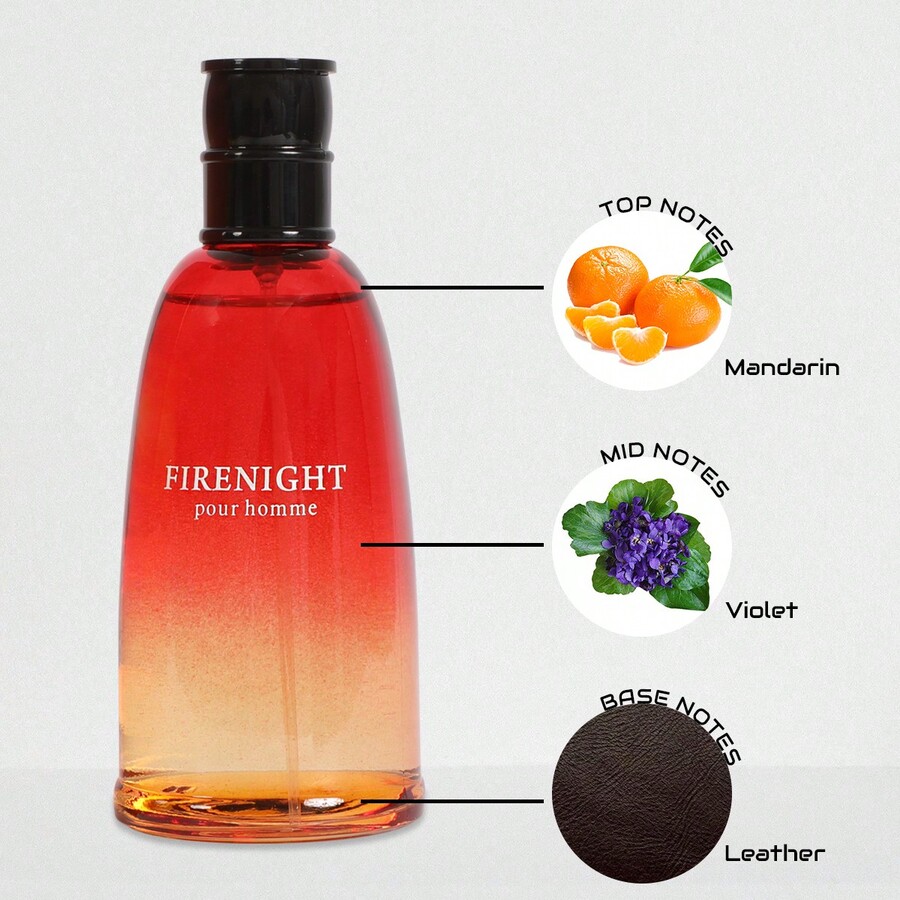 Secret Plus Firenight Pour Homme Spray Cologne For Men 100ml/3.4 Fl.Oz ...