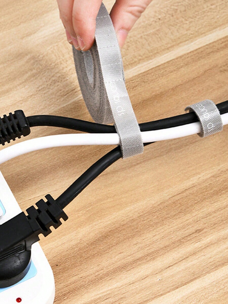 1pc Japanese-Style Portable Cable Organizer Hook & Loop Fastener Cable ...